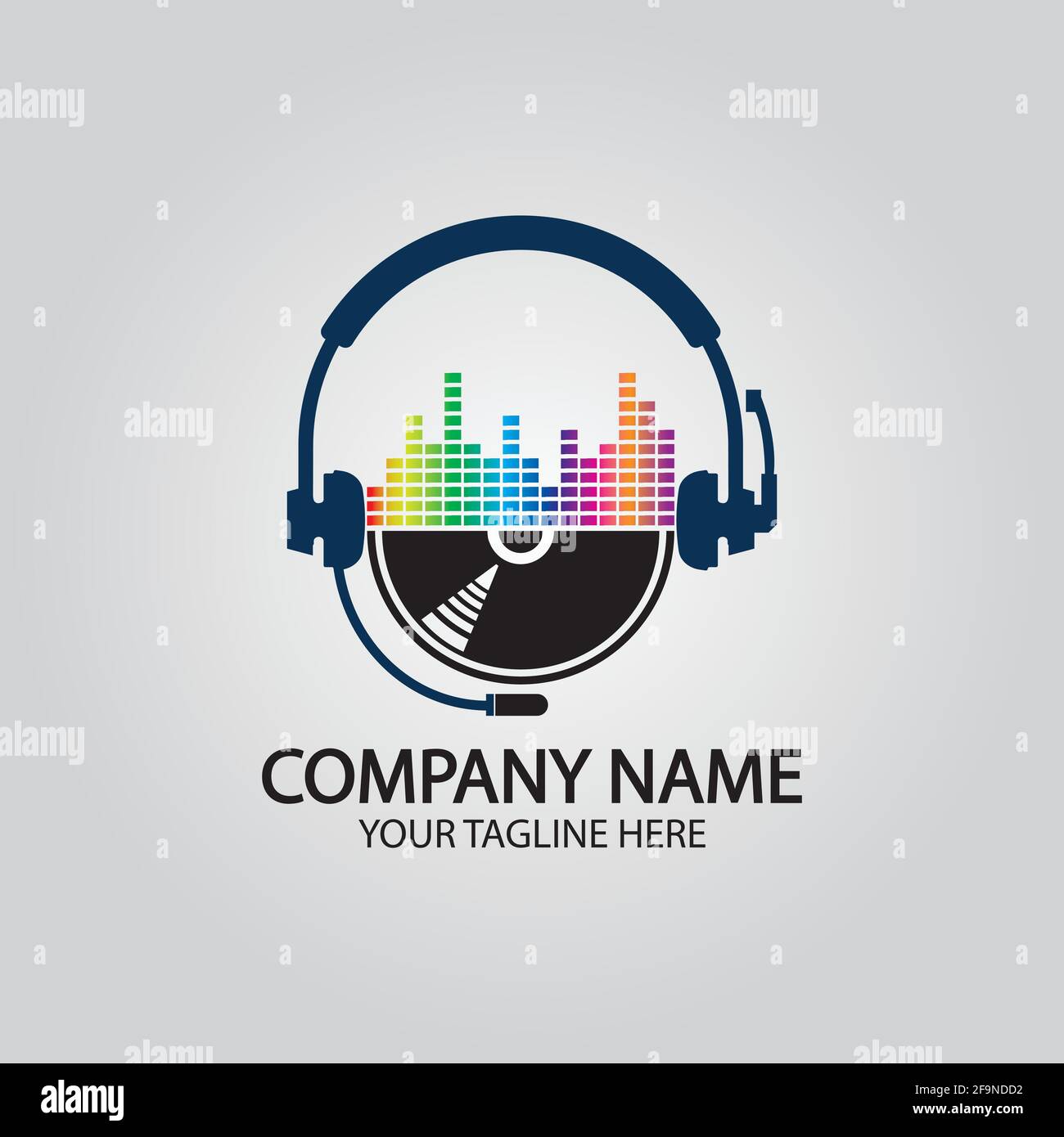 Headphone DJ, Music Studio Recording, Soundwave Logo Design Inspiration ... Headphone DJ, Music Studio Recording, Soundwave Logo Design Inspiration ...
