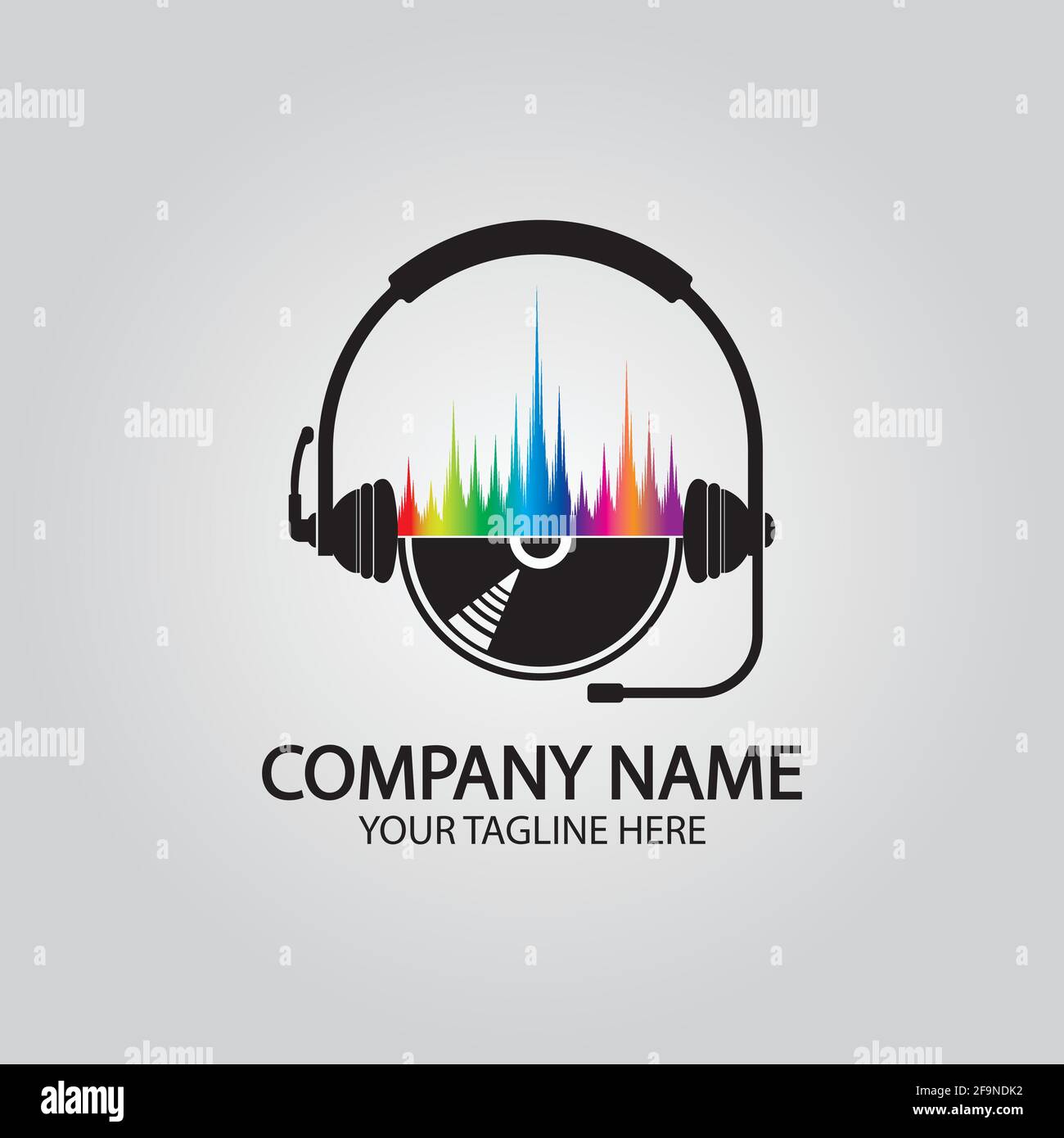 Soundwave logo design inspiration hi-res stock photography and images ...