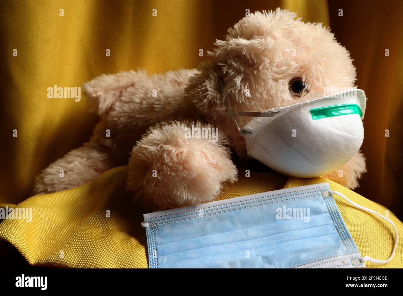 A doll wearing a mask Stock Photo - Alamy
