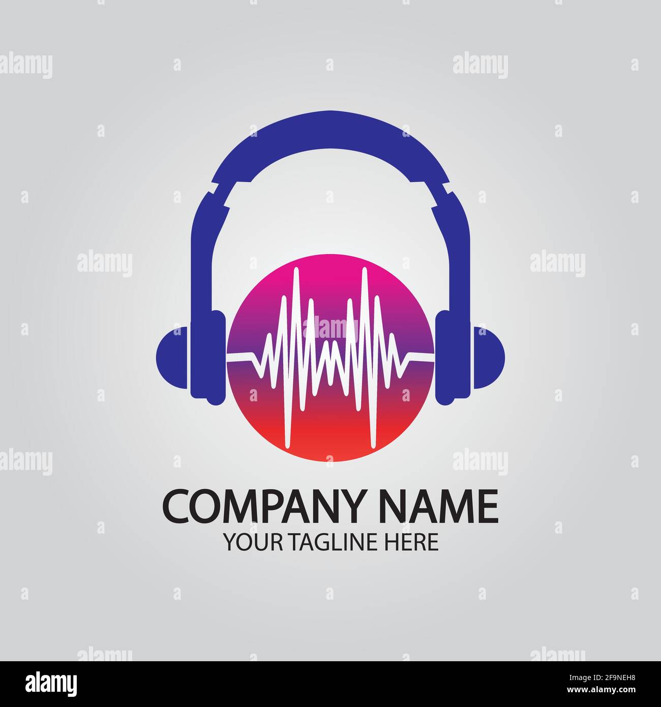 Soundwave logo design inspiration hi-res stock photography and images ...