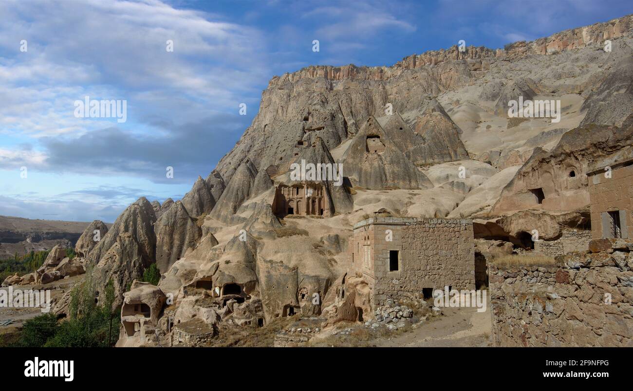 The Selime Cathedral. Selime Monastery in Cappadocia, Turkey. Selime is ...