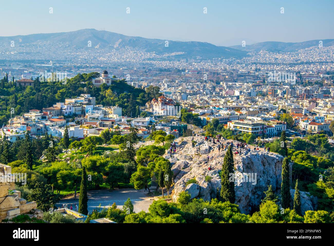 Panorama of Athens, Greece, from the Acropolis Stock Photo - Alamy