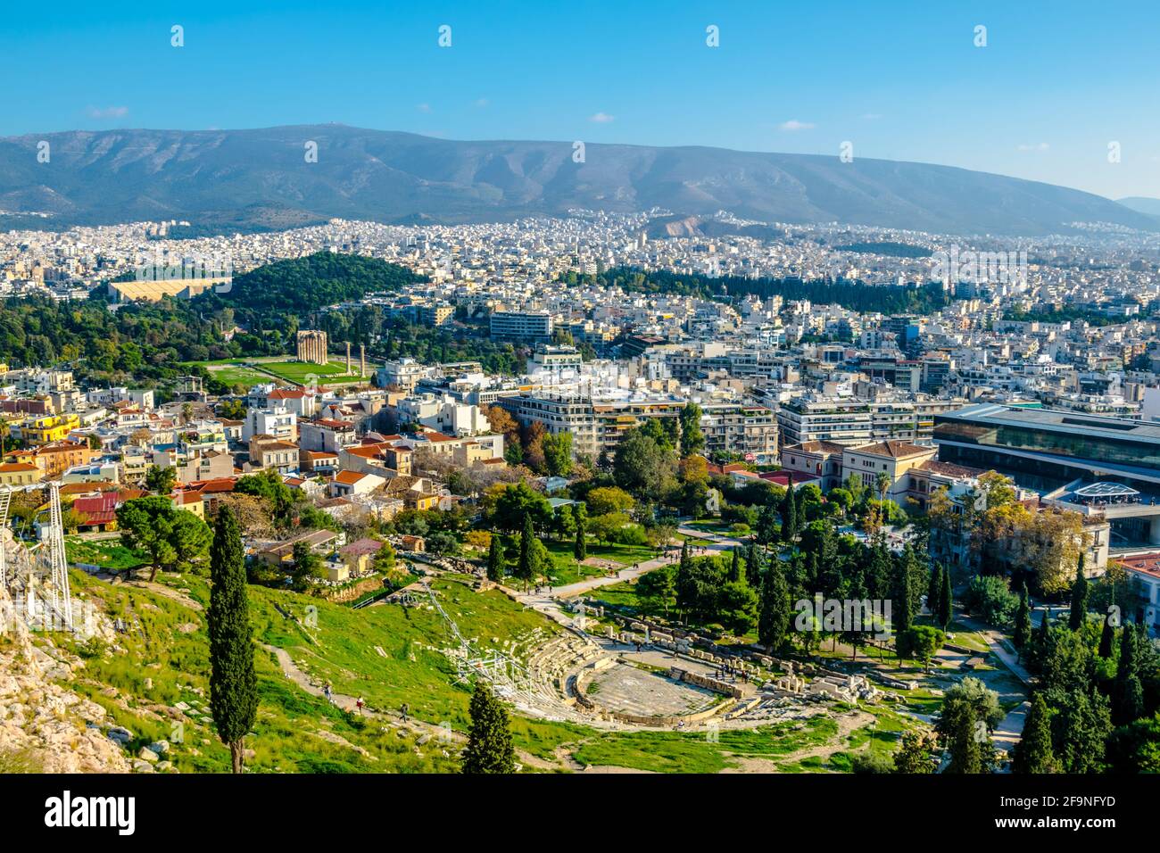 Panorama of Athens, Greece, from the Acropolis Stock Photo - Alamy