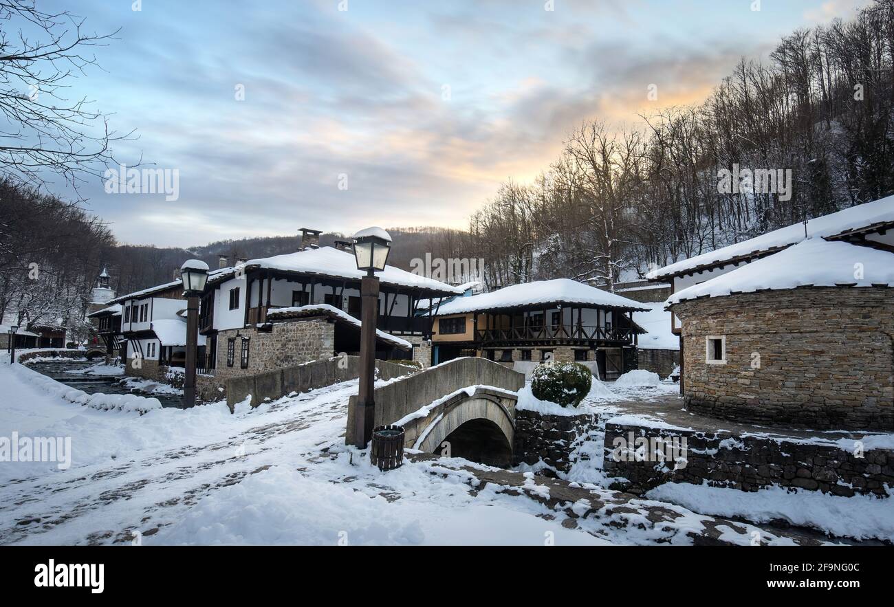 Etar, Bulgaria. Old traditional Bulgarian house in Architectural ...