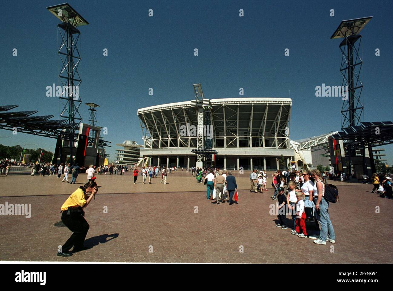 The Olympic stadium in Sydney Australia September 2000 Stock Photo - Alamy