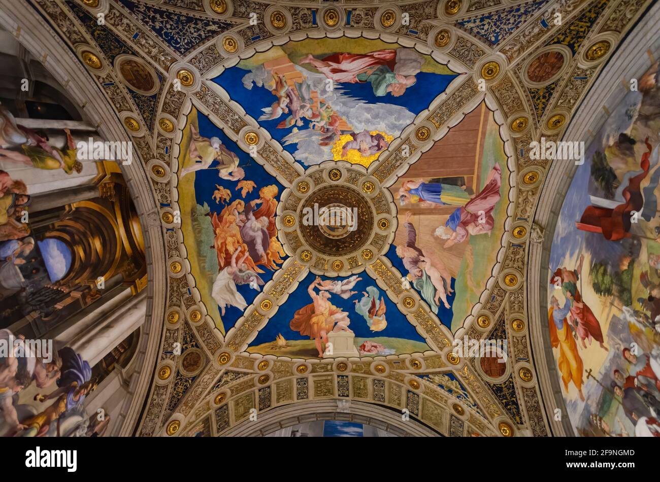 Fresco raphaels rooms raffaello hi-res stock photography and images - Alamy