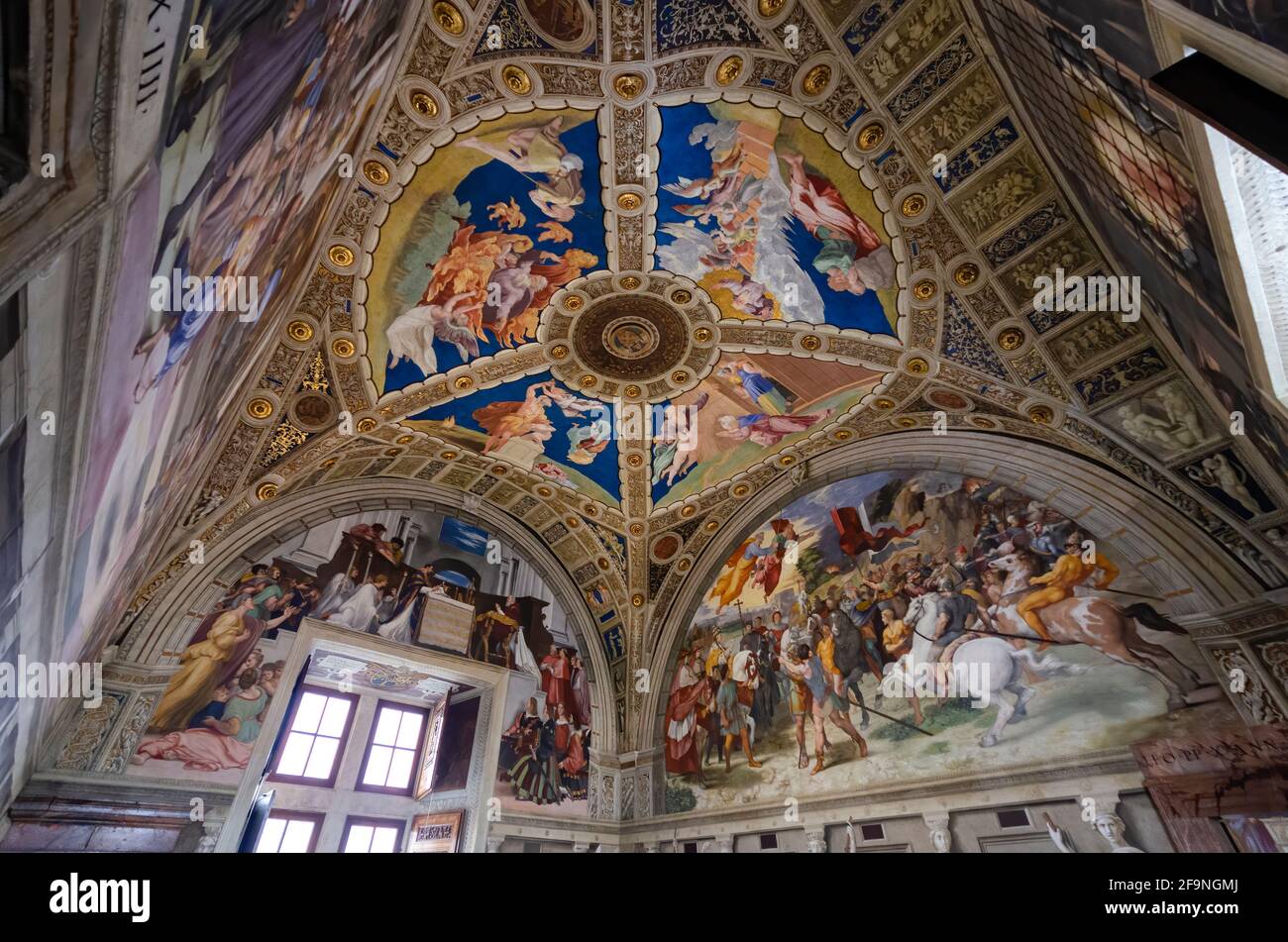 Fresco Raphaels Rooms Raffaello High Resolution Stock Photography and ...