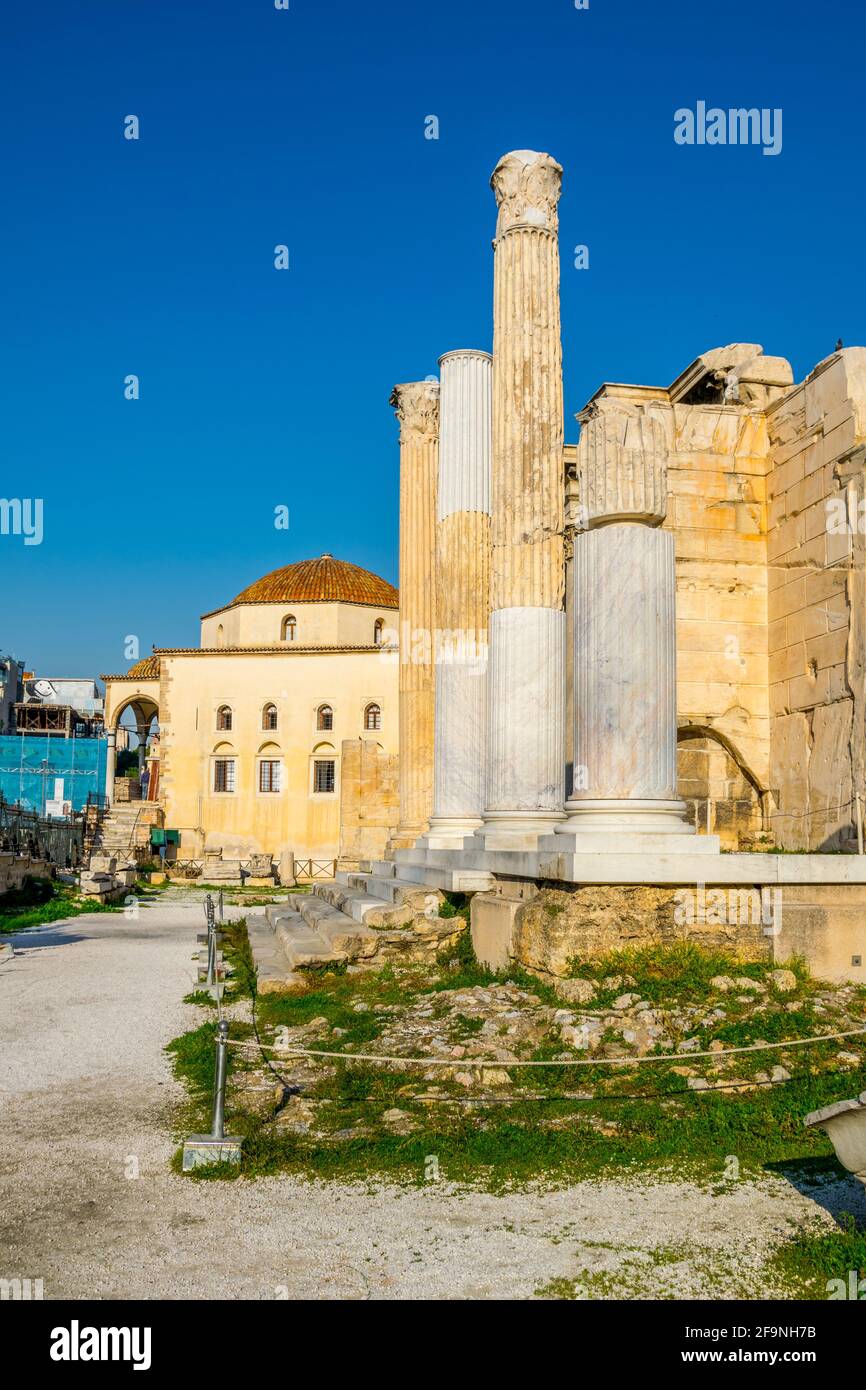 The Library of Hadrian in Athens - Greece Stock Photo - Alamy