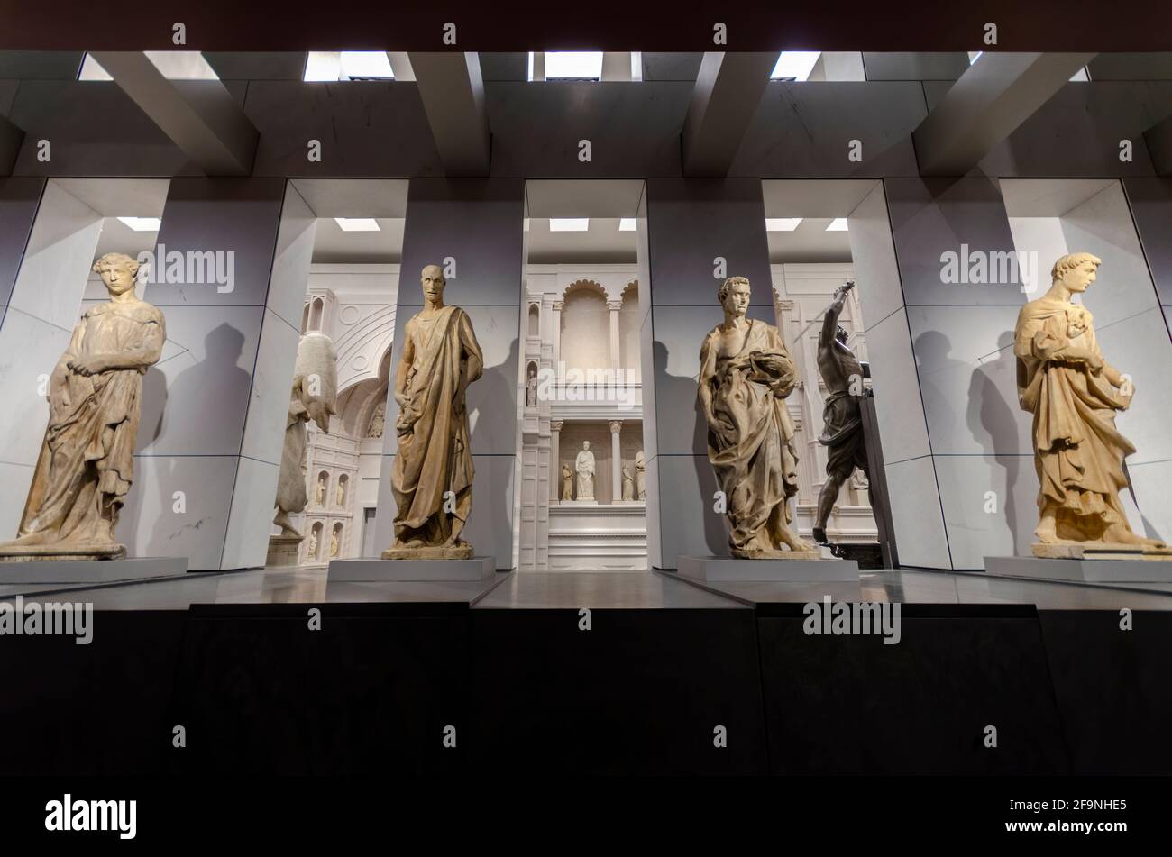 Florence, Italy. Interior of Museo dell'Opera di Santa Maria del Fiore ...