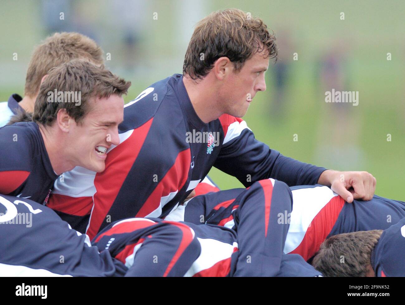 ENGLAND RUGBY TEAM TRAINING AT LOUGHBROUGH UNI. ALEX BROWN 6/10/2005 ...