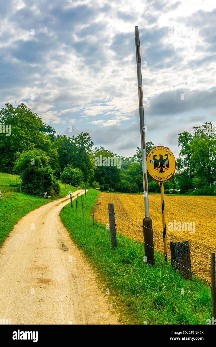Switzerland country border crossing hi-res stock photography and images ...