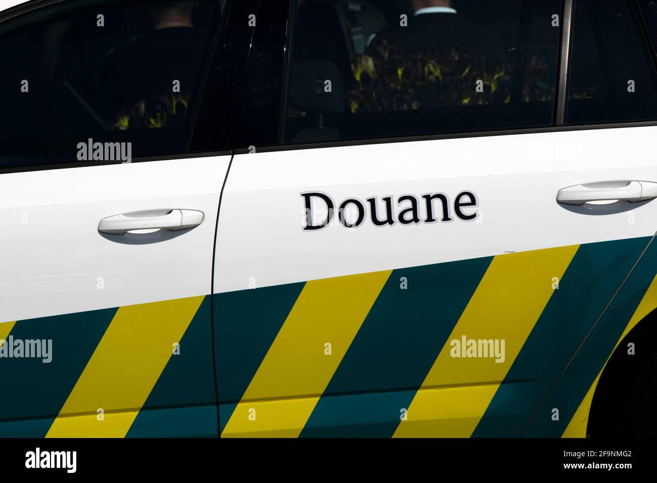 Logo Douane Company Car At Schiphol The Netherlands 20-4-2019 Stock ...