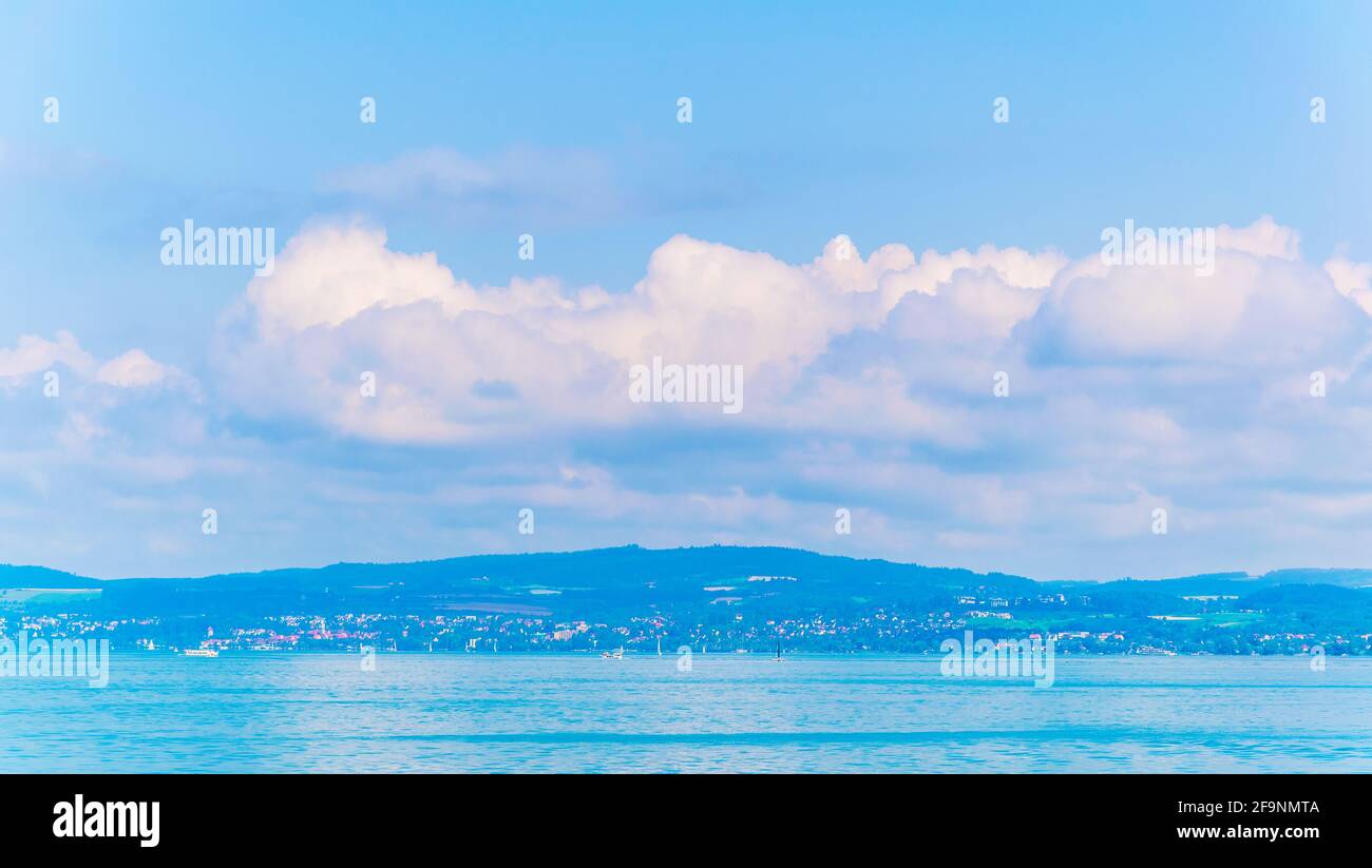 View of the Bodensee/Lake constance Stock Photo - Alamy