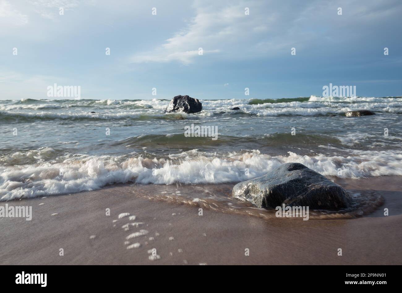 Sweden rock water baltic hi-res stock photography and images - Alamy