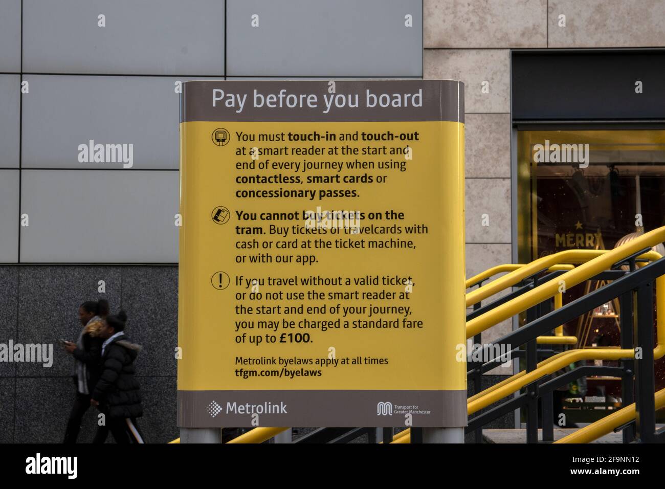 Manchester metrolink logo hi-res stock photography and images - Alamy