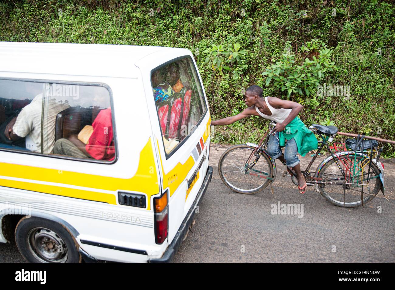 Traditional Pygmy Village, Kibira National Park, Burundi, Africa Stock ...