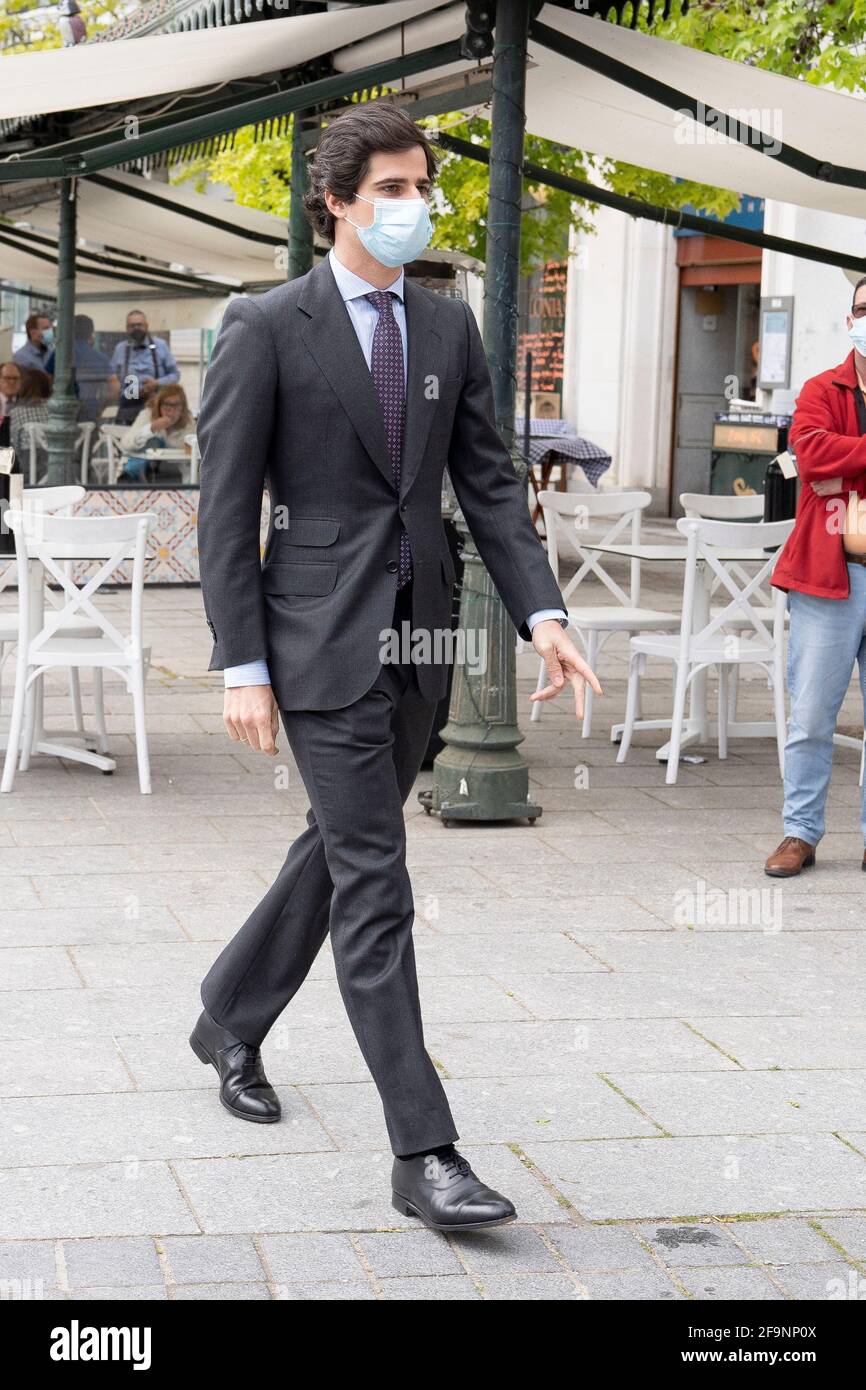Madrid, Spain. 19th Apr, 2021. Fernando Fitz-James Stuart attends the ...