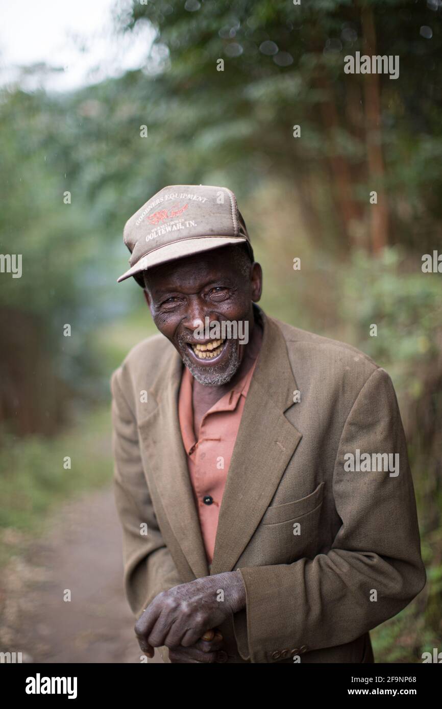 Traditional Pygmy Village, Kibira National Park, Burundi, Africa Stock ...