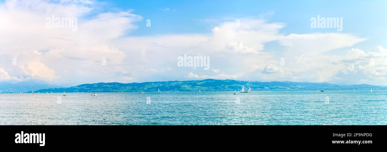 View of the Bodensee/Lake constance Stock Photo - Alamy