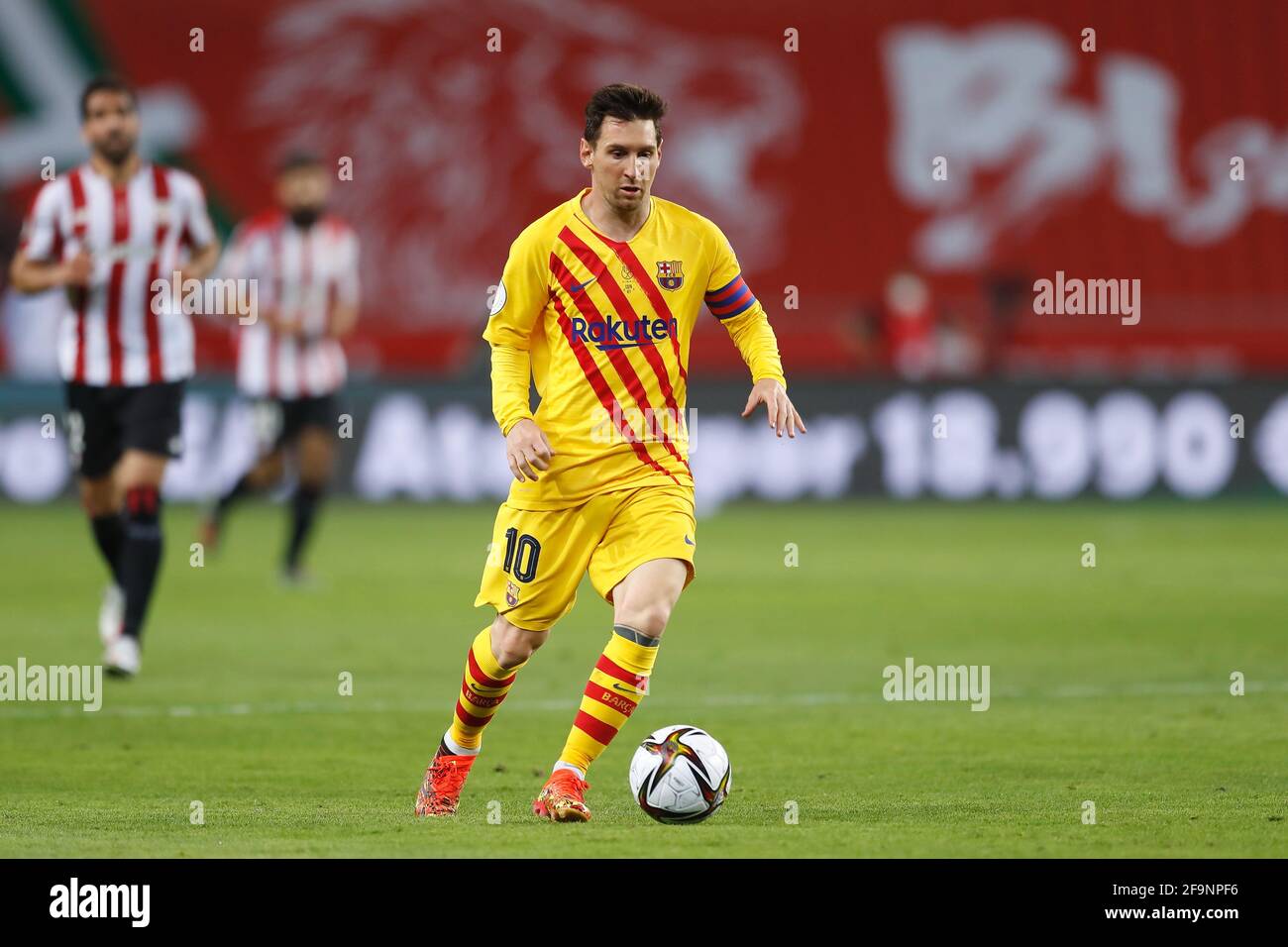 Sevilla, Spain. 17th Apr, 2021. Lionel Messi (Barcelona) Football ...