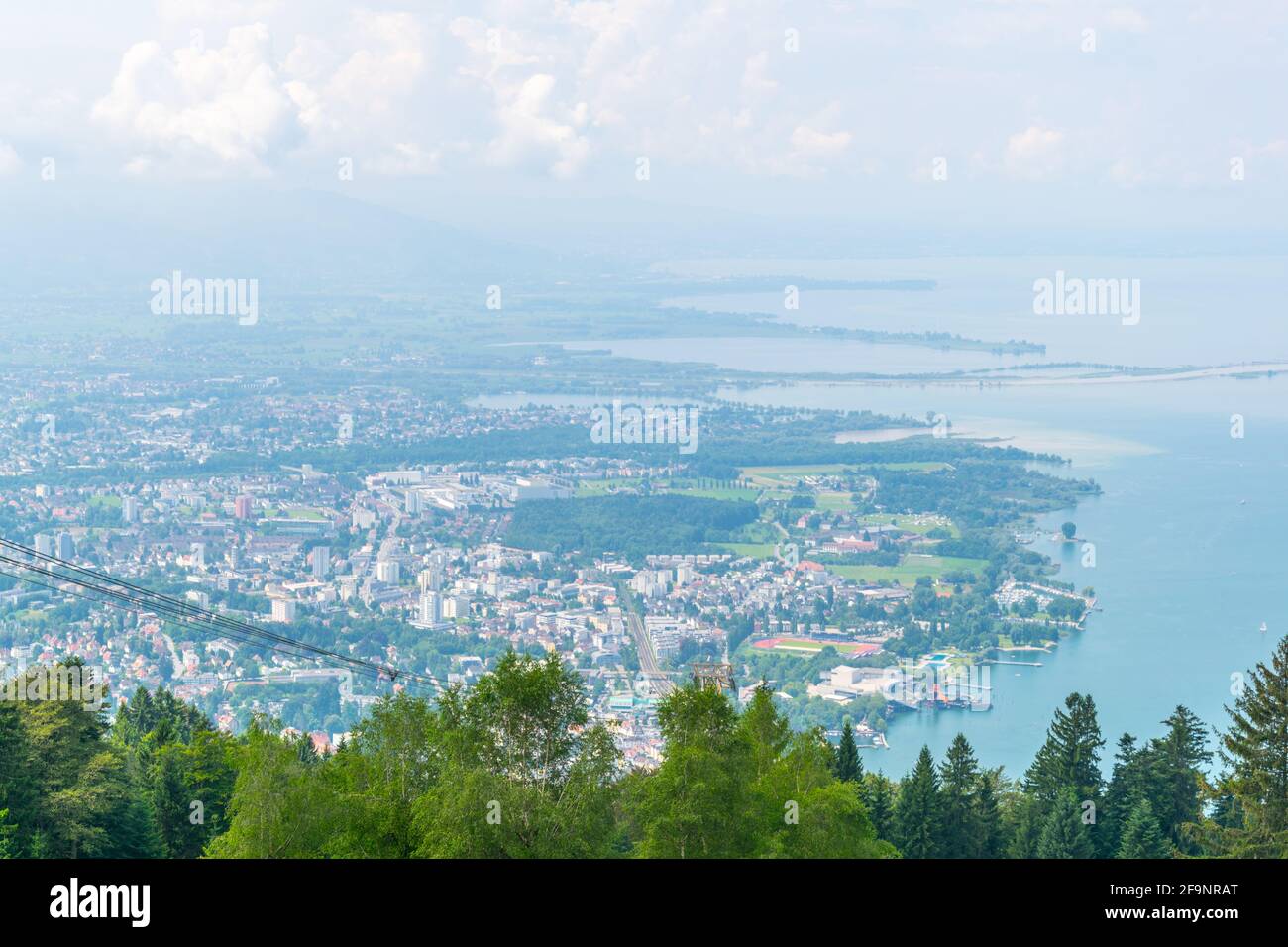 Aerial view bregenz forest vorarlberg hi-res stock photography and ...