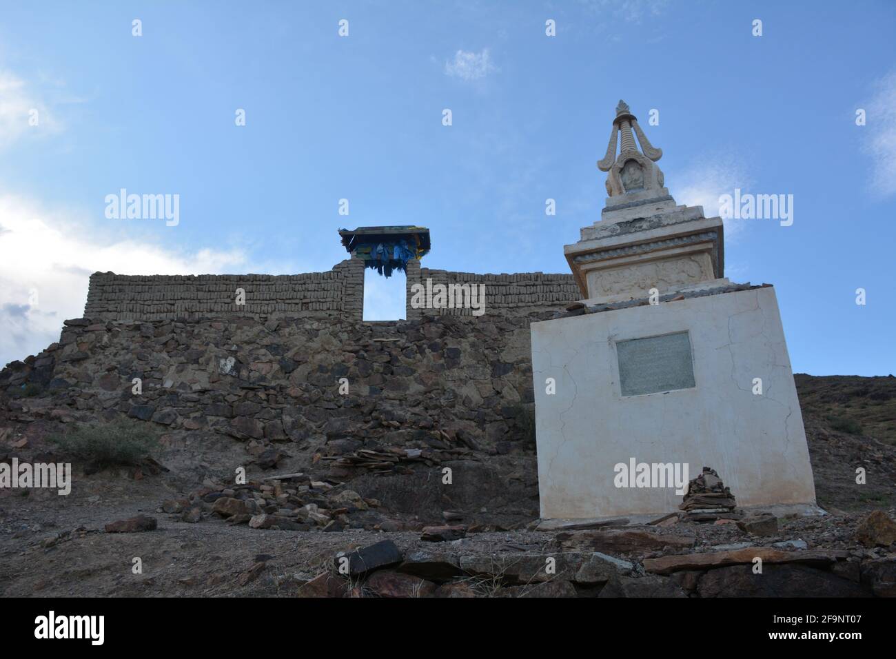 The 16th century Ongi Monastery on the Ongi River in the Saikhan-Ovoo ...