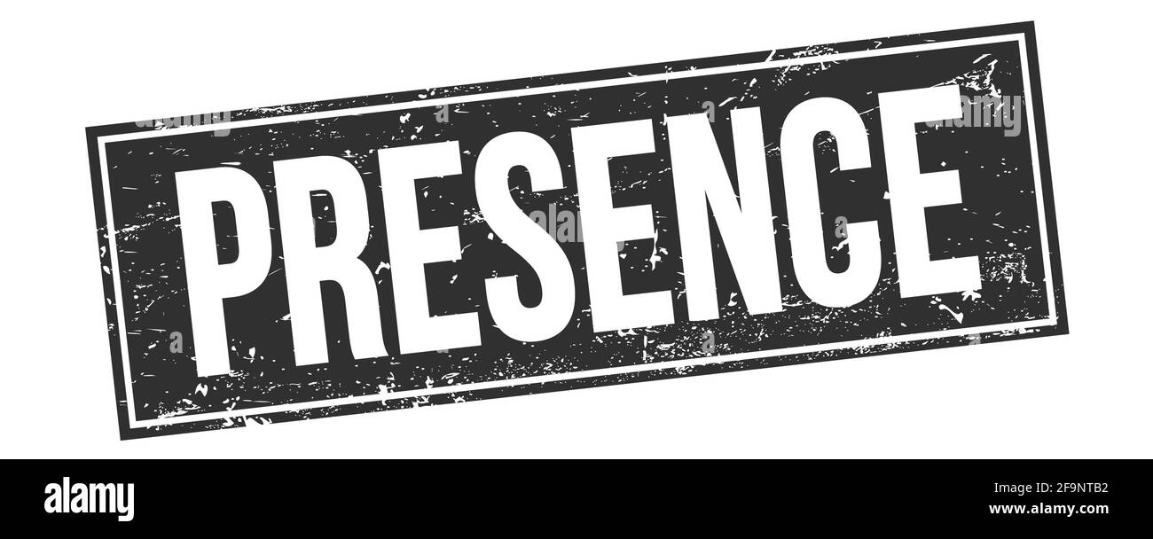 Presence text Black and White Stock Photos & Images - Alamy
