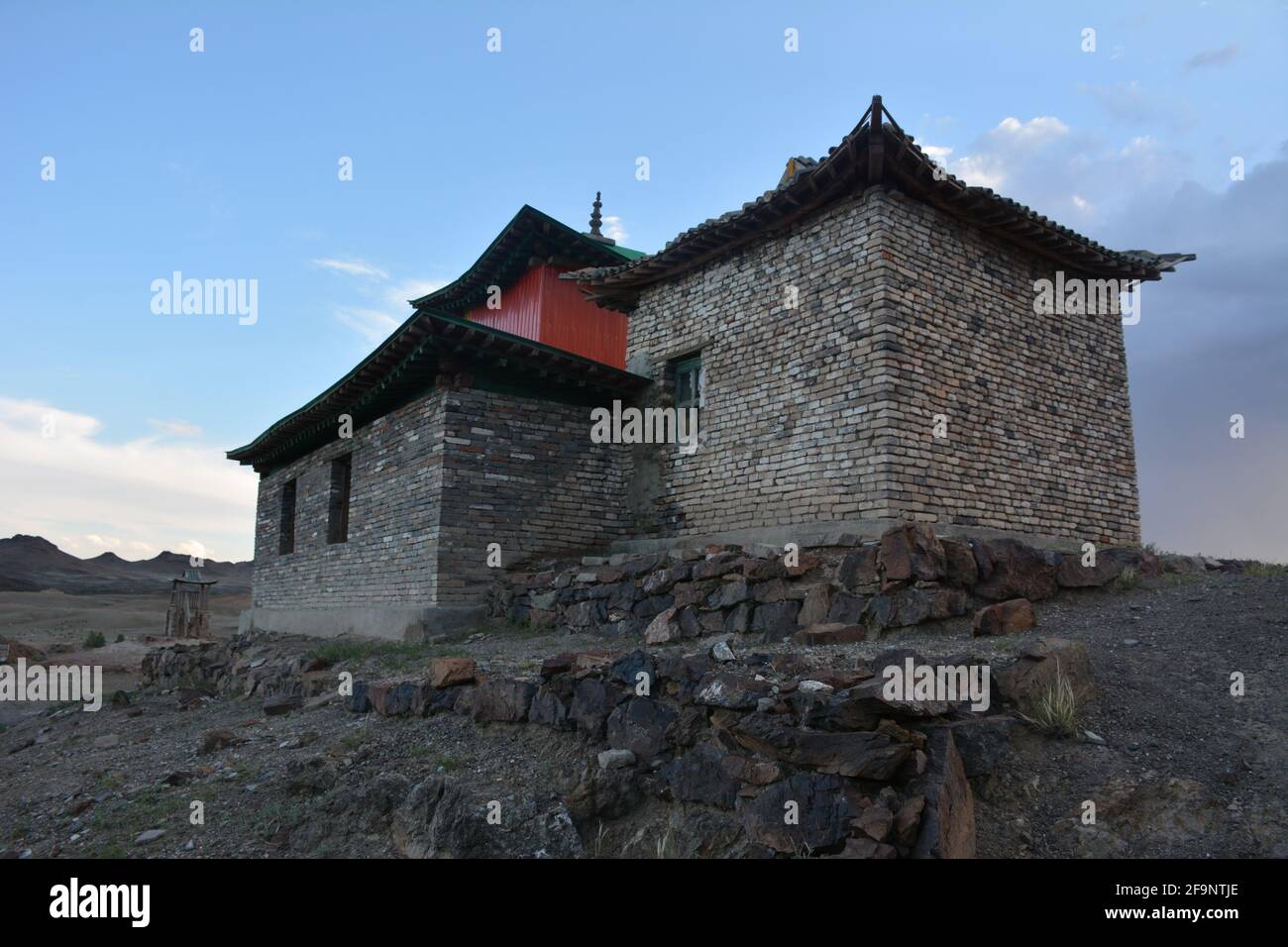 The 16th century Ongi Monastery on the Ongi River in the Saikhan-Ovoo ...