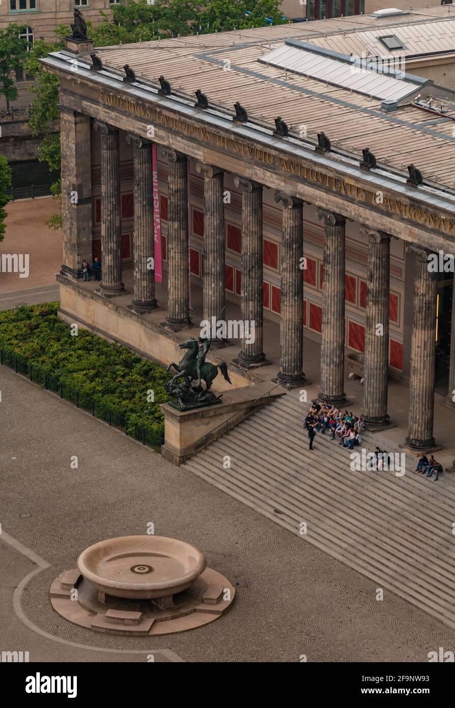A picture of the Altes Museum as seen from above Stock Photo - Alamy