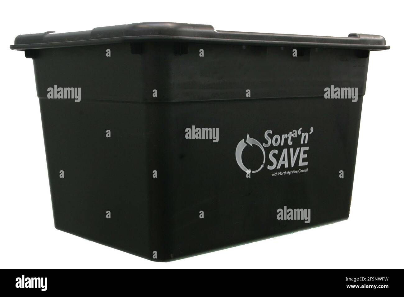 Reduce Reuse Recycle Sort & Save box for glass Stock Photo - Alamy