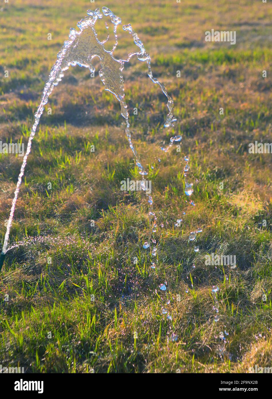 Spraying water over field hi-res stock photography and images - Alamy