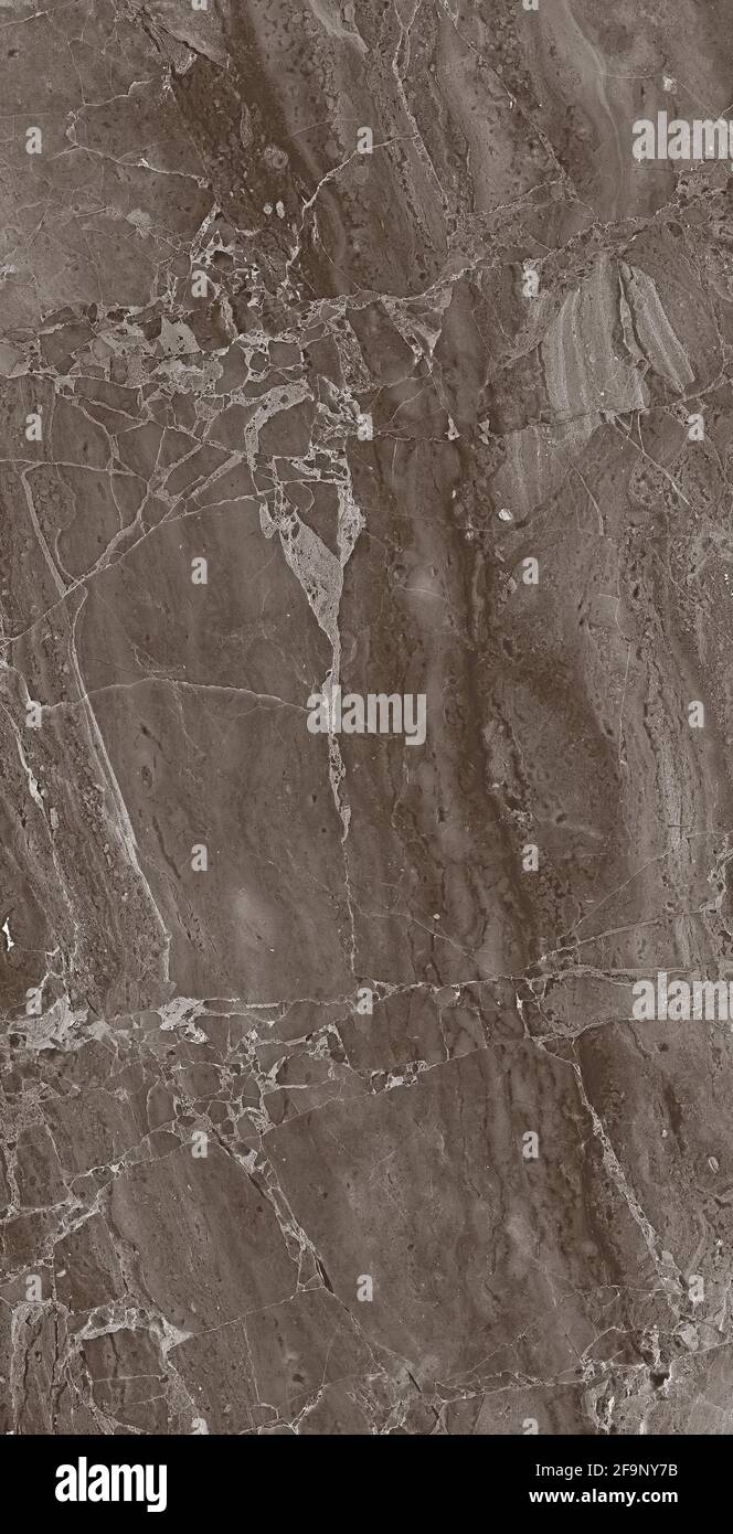 brown color natural marble design with glossy finish natural veins ...