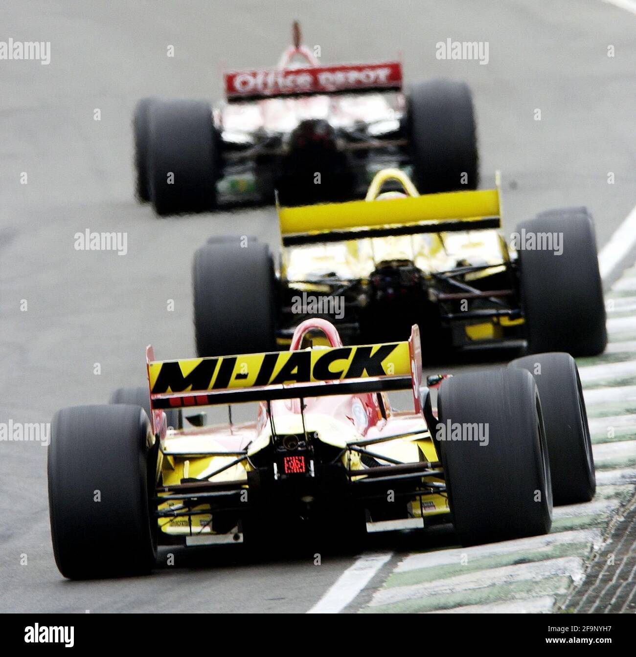 THE LONDON CHAMP CAR TROPHY AT BRANDS HATCH MARIO HABERFIELD IN A ...