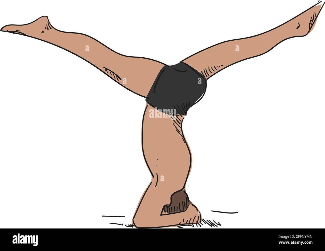 Male figure in yoga Stock Vector Images - Alamy