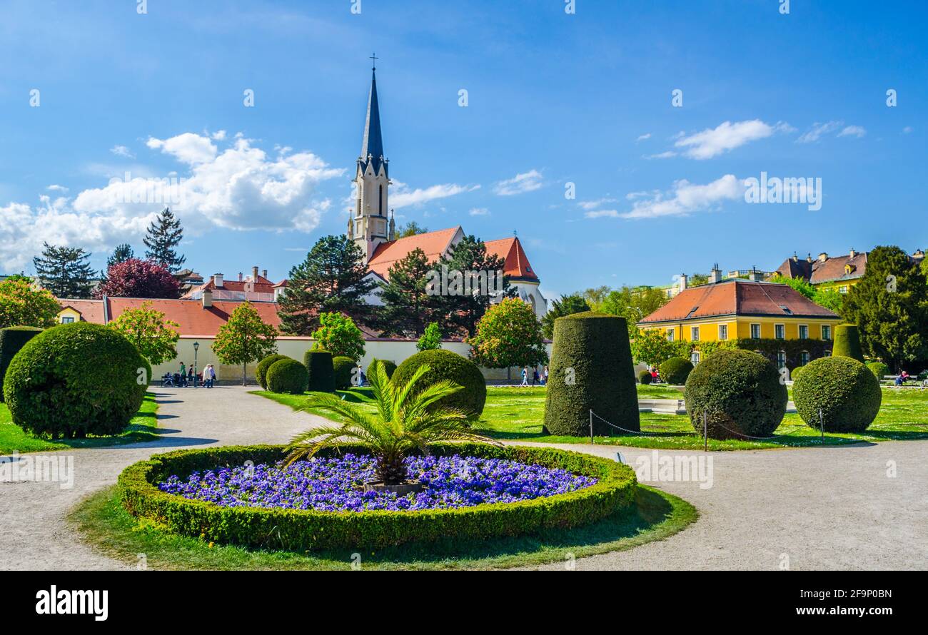 Parish church of maria hietzing hi-res stock photography and images - Alamy