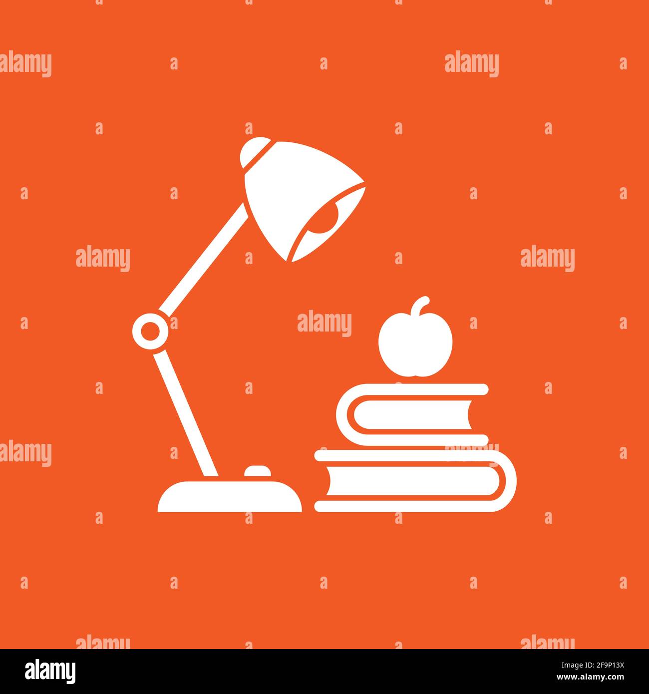 Lamp Of Knowledge Logo With Book