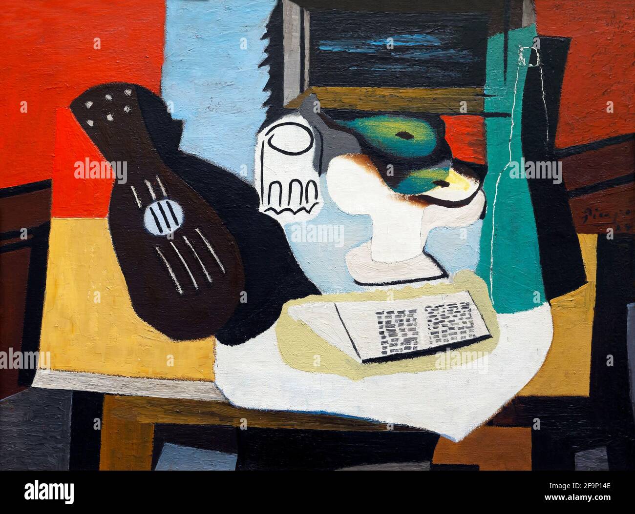 Pablo Picasso Collage Guitar