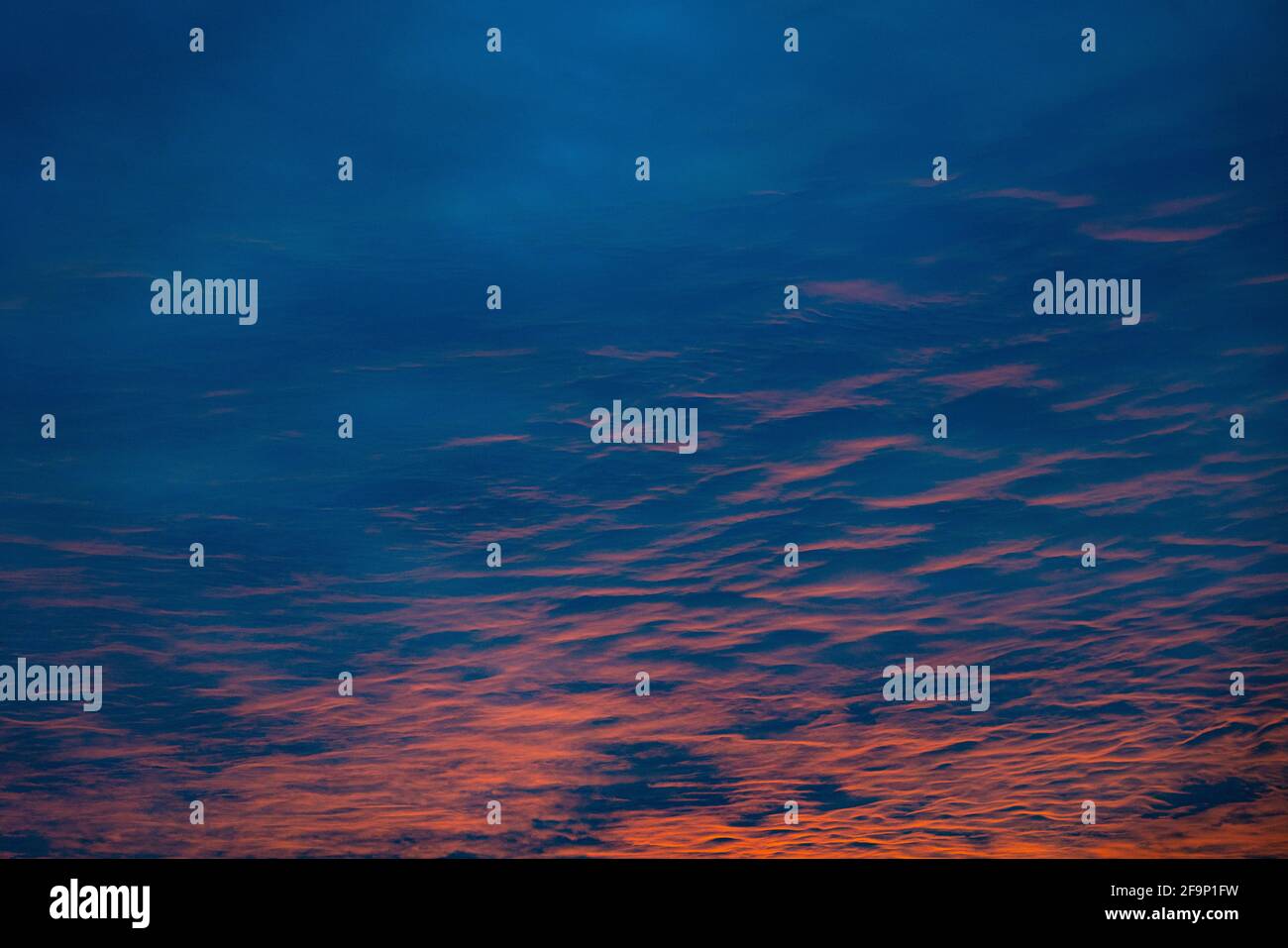 Beautiful orange sunset photo from camera Stock Photo - Alamy
