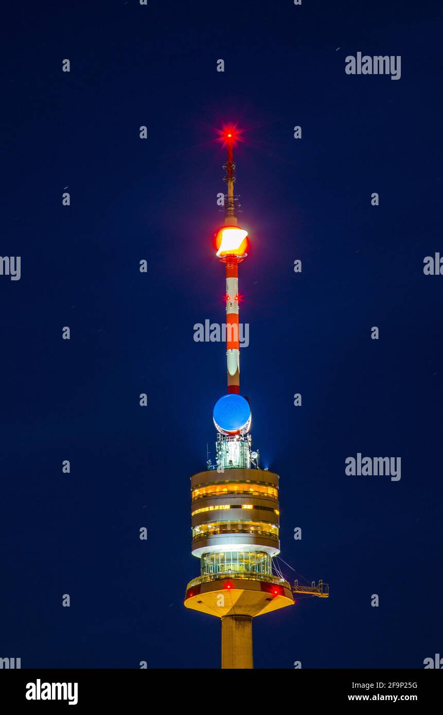 Vienna donau observation tower hi-res stock photography and images - Alamy