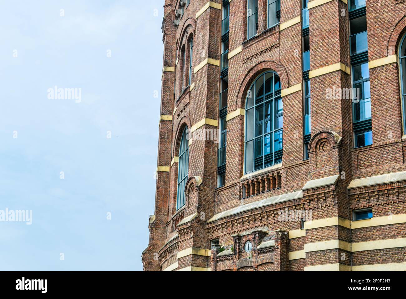 Gasometer complex used to serve as a gas storage facility. Nowadays it ...