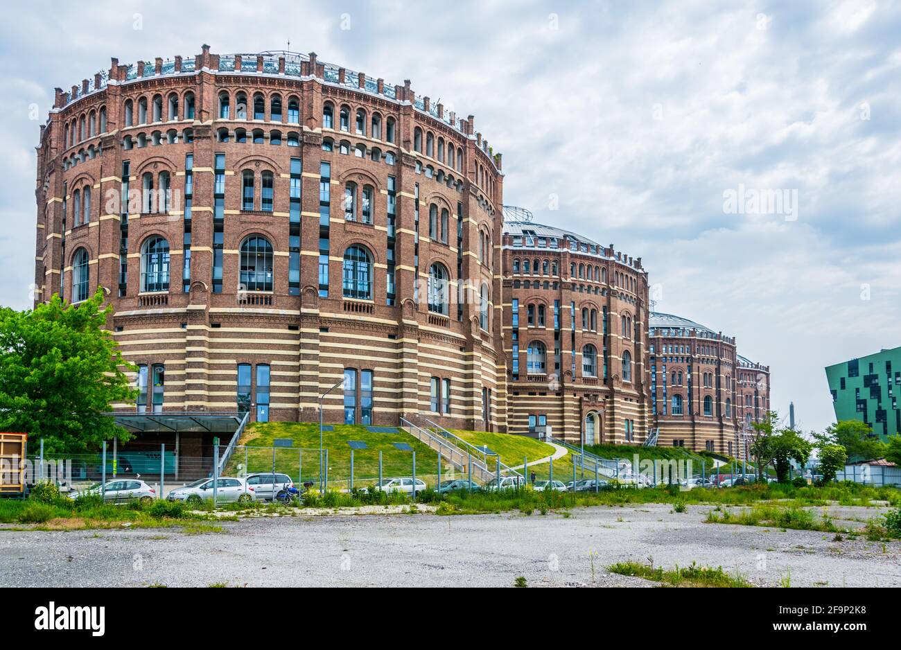 Gasometer complex used to serve as a gas storage facility. Nowadays it ...