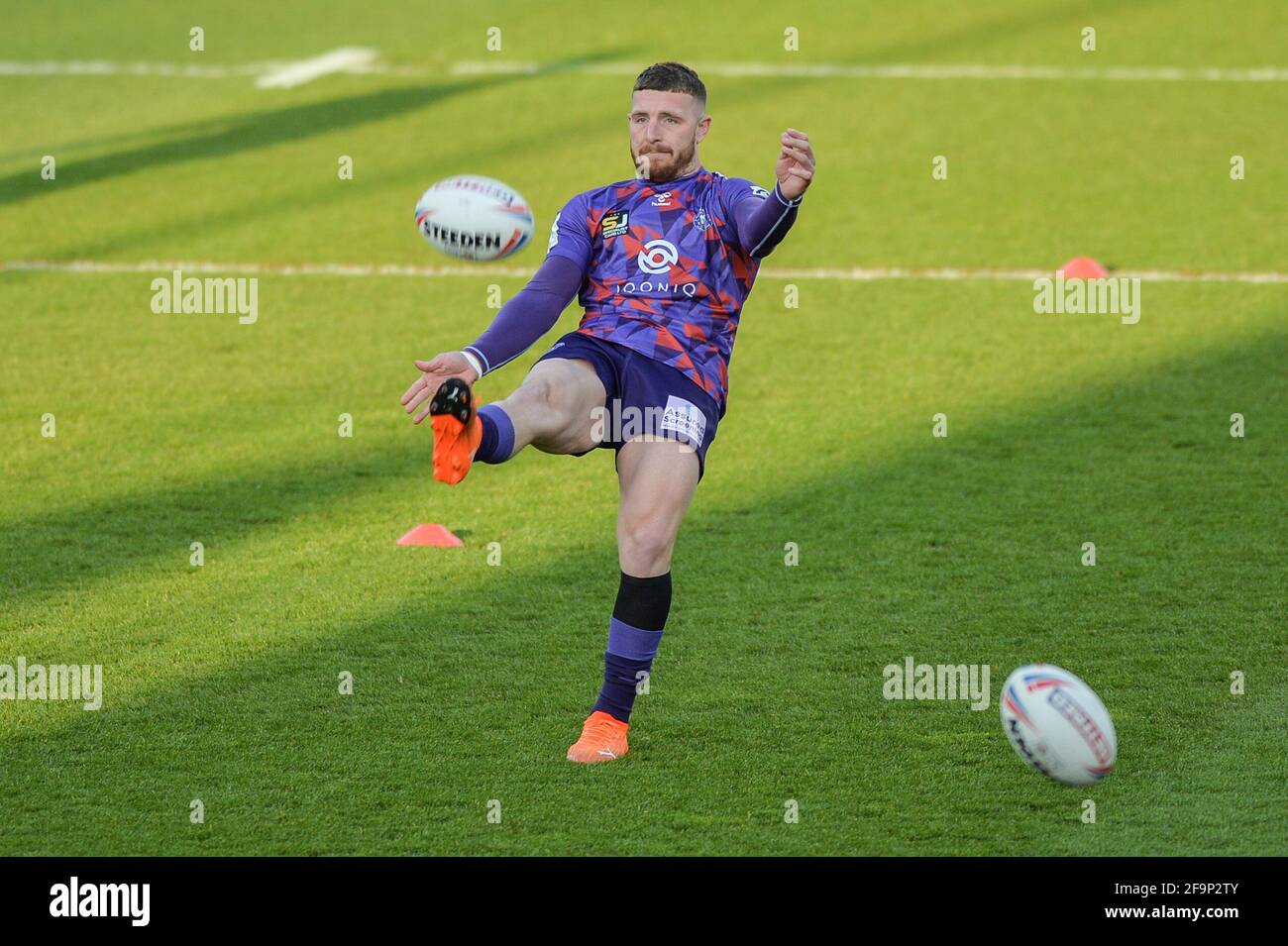 Leeds, England - 15th April 2021 - Jackson Hastings of Wigan Warriors ...