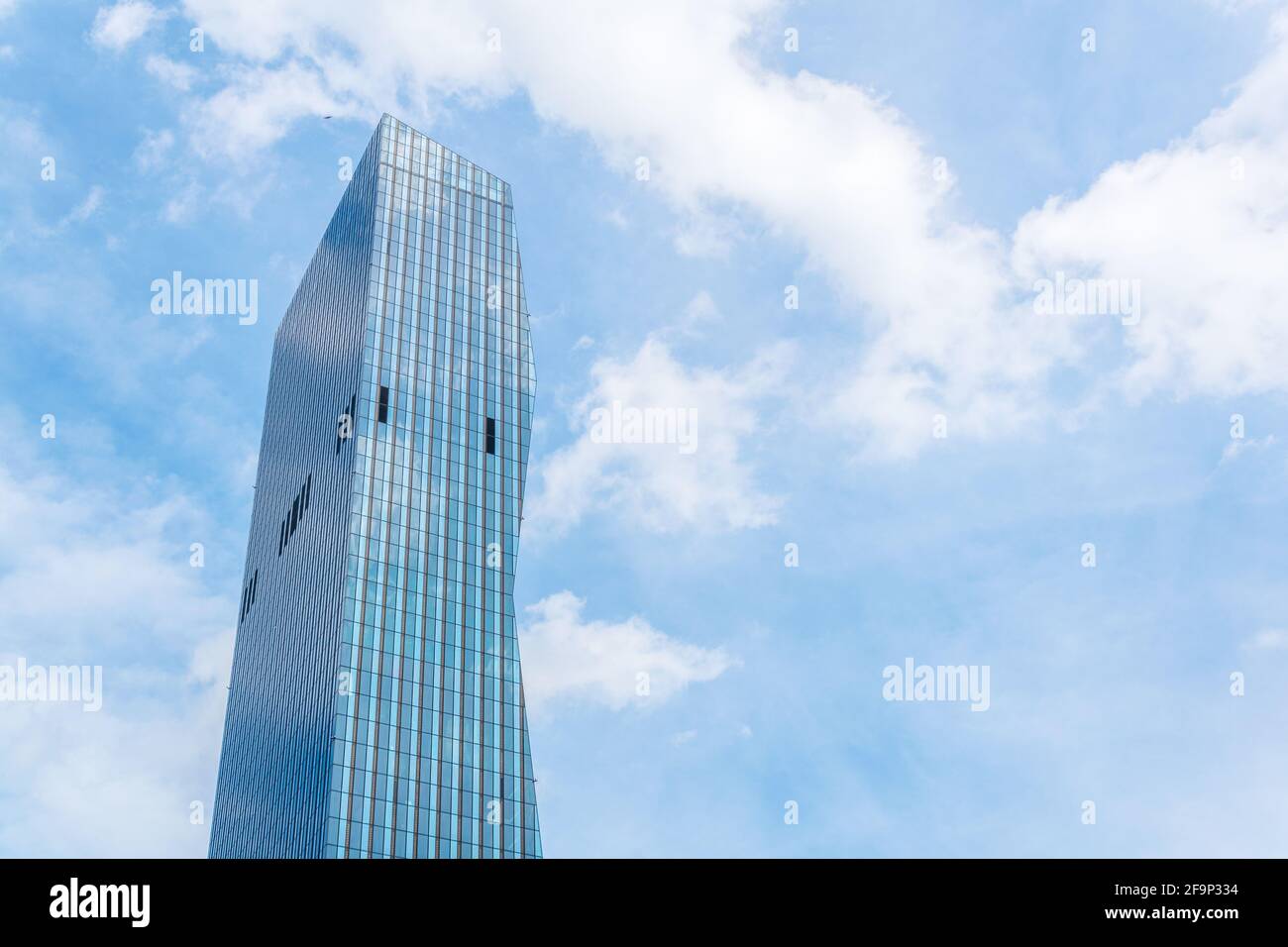 Detail of the DC Tower 1 in Vienna, Austria Stock Photo - Alamy