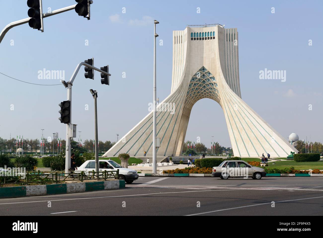 The Azadi Square and - Tower in Tehran, Iran Stock Photo - Alamy