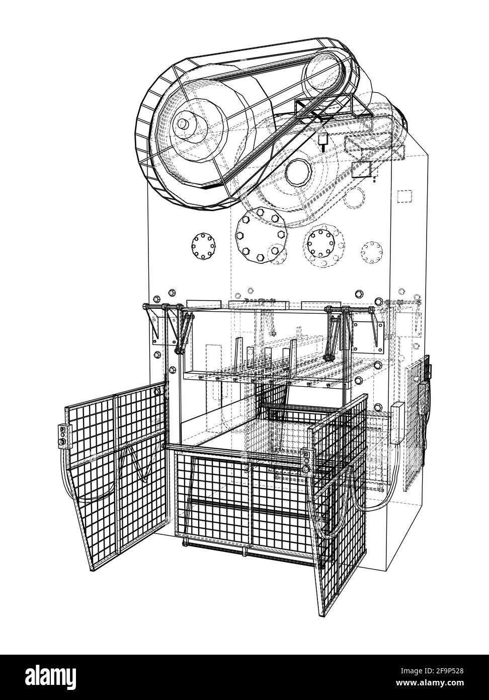 Powerful Press. Vector Stock Vector Image & Art - Alamy