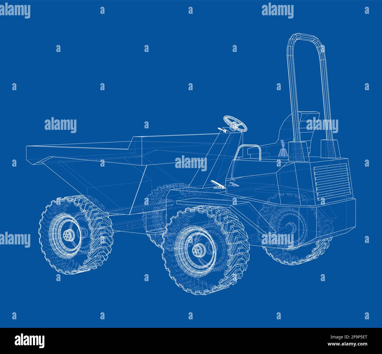 Dumper Truck. Vector Stock Vector Image & Art - Alamy