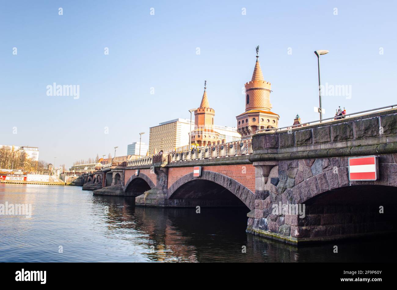 oberbaumbrücke bridge is famous berlin attraction situated just next to ...