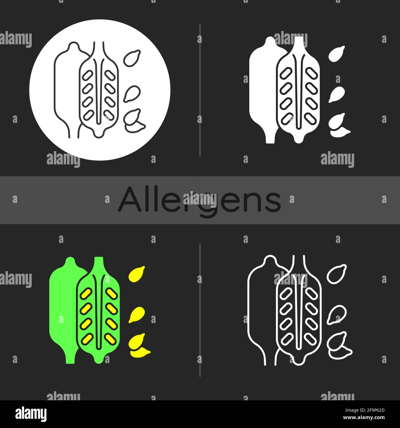 Sesame dark theme icon Stock Vector Image & Art - Alamy