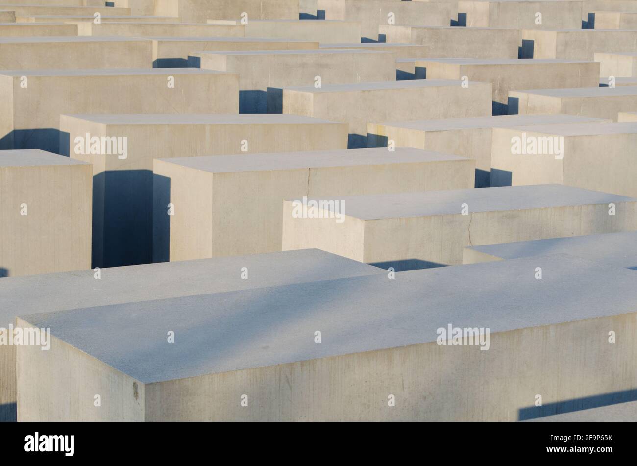 concrete blocks of the jewish holocaust memorial in berlin - memorial ...