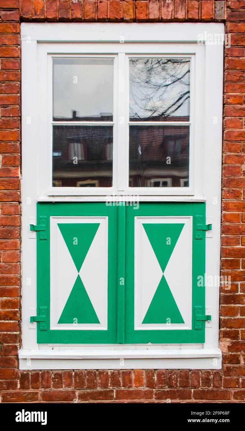 typical pattern of dutch style windows captured in hollandisches ...